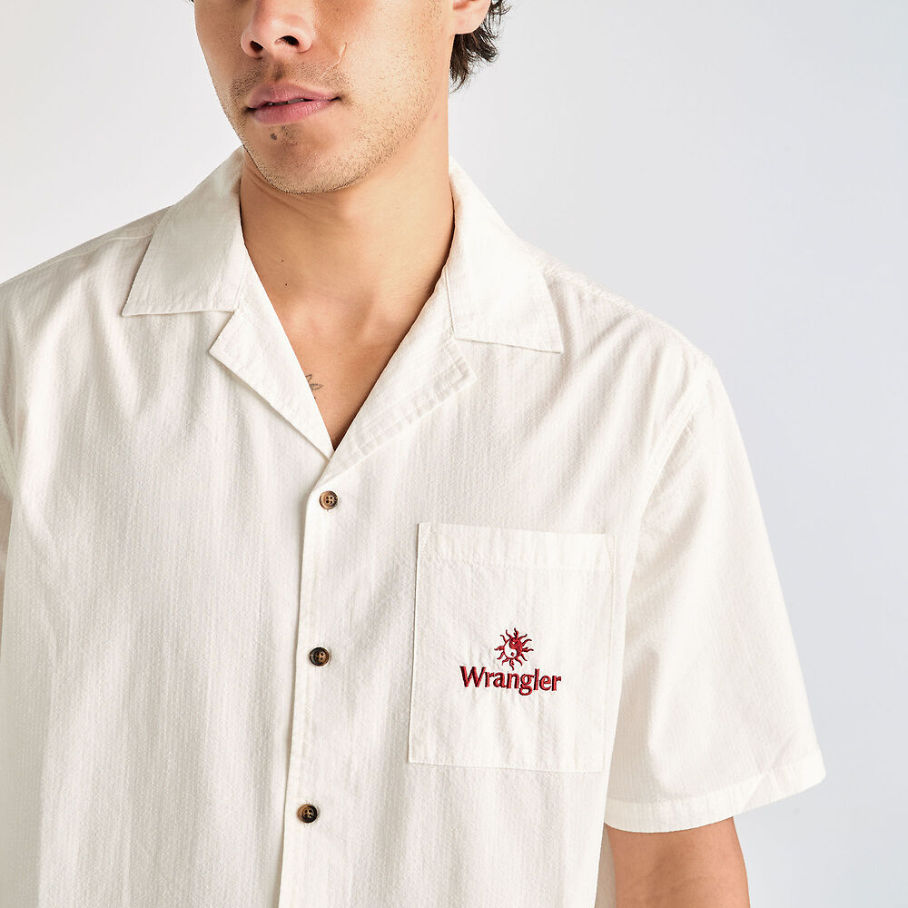Box Resort Shirt White | SHIRTS | Wrangler Australia
